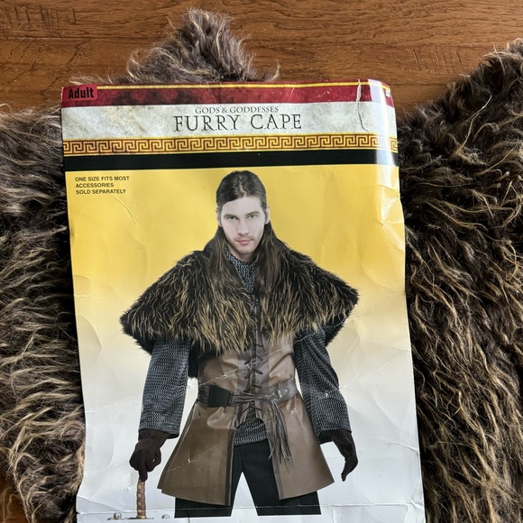 Jackets & Coats | God Goddess Furry Cape Costume | Poshmark